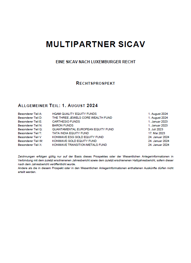 Konwave ESG Gold Equity – Nachhaltiger Luxemburger Goldaktienfonds mit ...